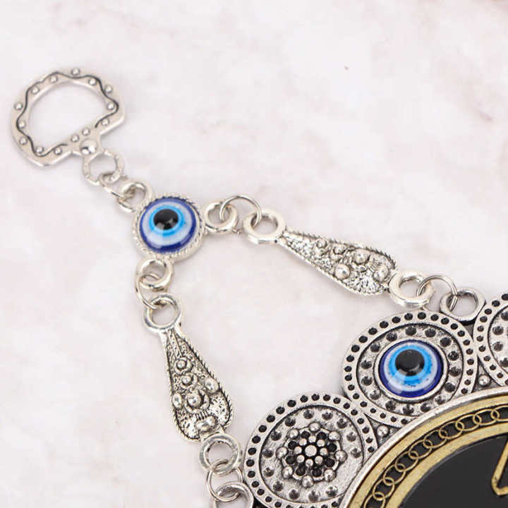 Lucky Blue Evil Eye Turkish Pendant Islamic Blessing Amulet Hanging ...