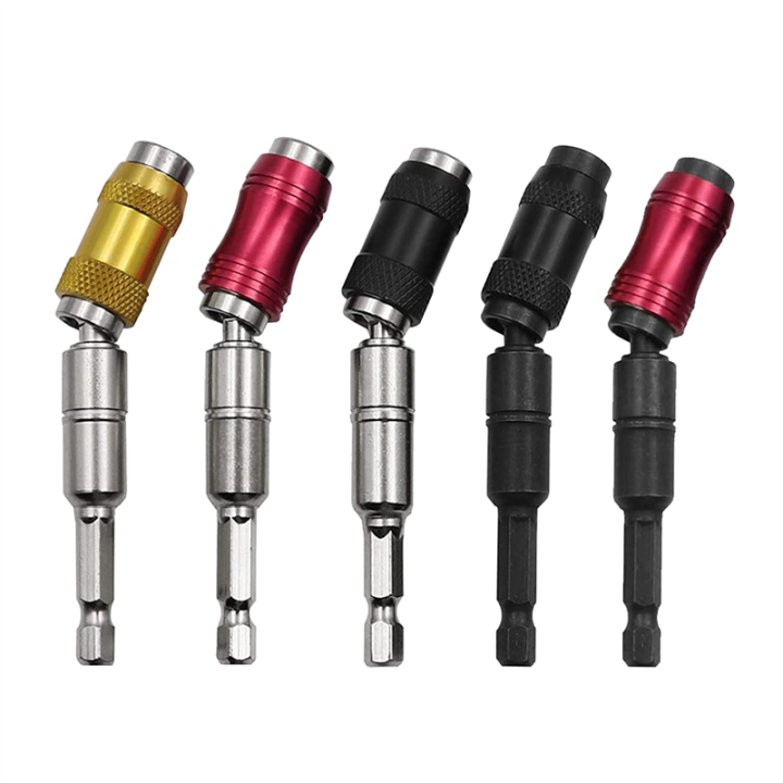 5 Pcs Magnetic Rotary Drill Bit Holders Part Multi Angle for Narrow ...