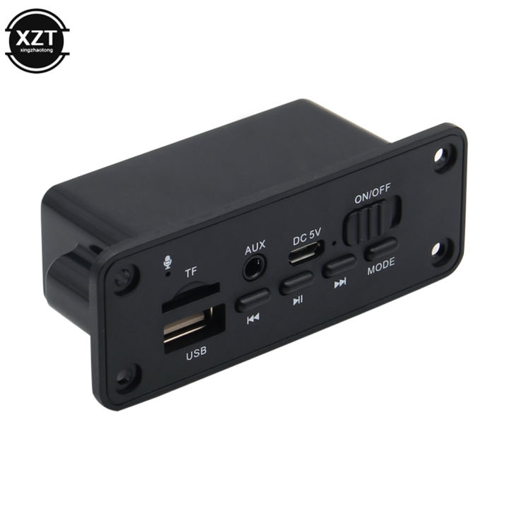 5v Bluetooth Mp3/wma/wav Decoder Board Audio Module 2*3w Amplifier ...