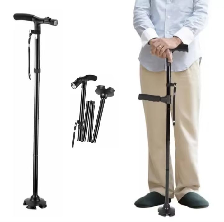 Get Up and Go Cane with Torch Light Adjustable Magic Cane Smart Easy ...
