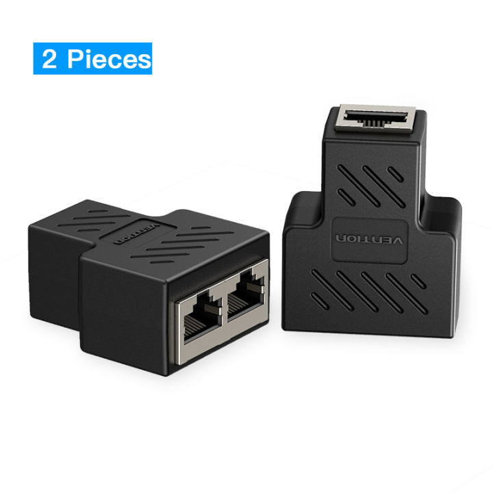 【VogueVenture】Vention RJ45 Splitter Connector Adapter 1 to 2 Ways ...