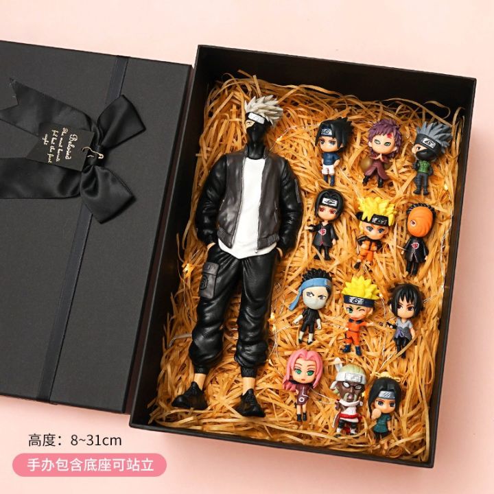 naruto Full set of Naruto model Naruto Sasuke model ornament Kakashi ...