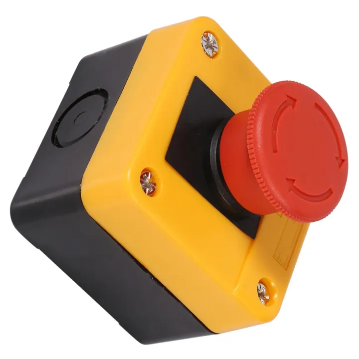 Weatherproof Red Emergency Stop Switch With Box 660V Emergency Stop ...