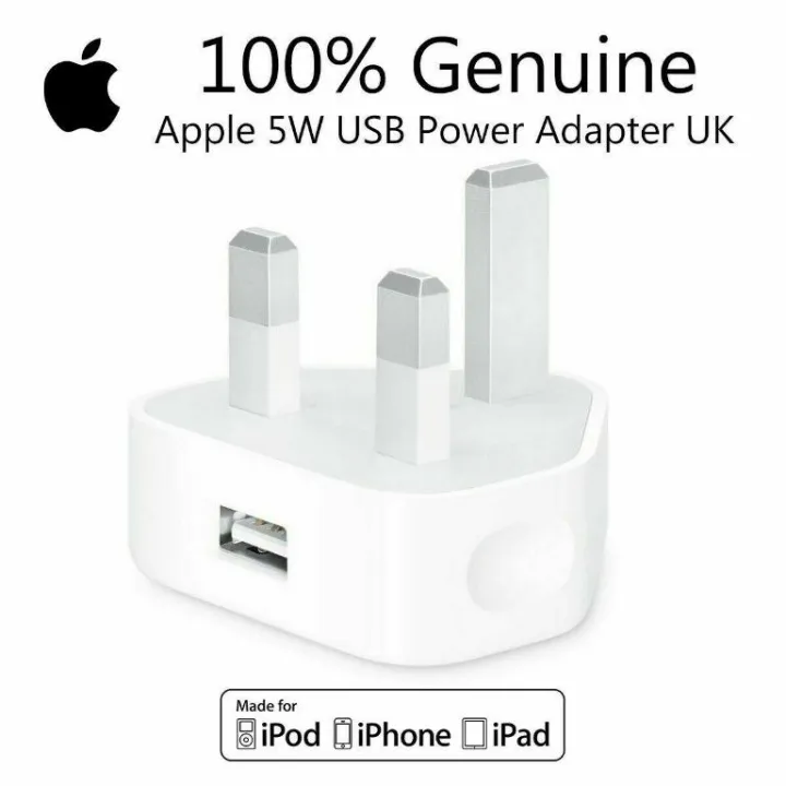 Apple_ 5W USB Power Adapter / Genuine A Grade Apple_ iPhone 3 PIN ...
