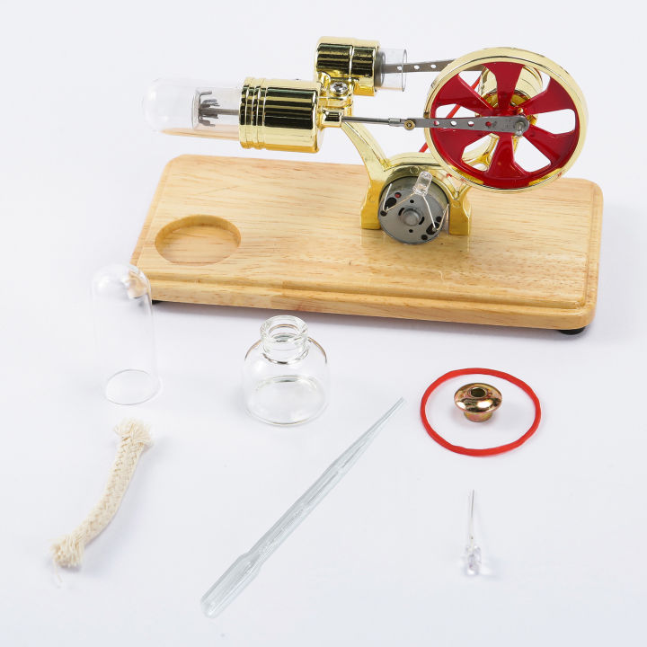 Stirling Engine Kit Electricity Generator Hot Air Motor Model Physical ...