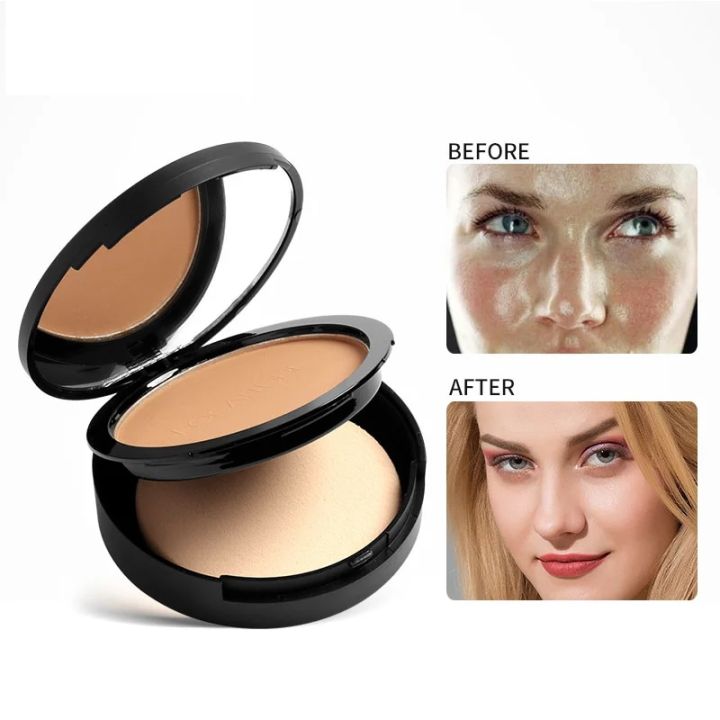 Focallure 3 Colors Face Pressed Powder Oil Control Makeup Mineral ...
