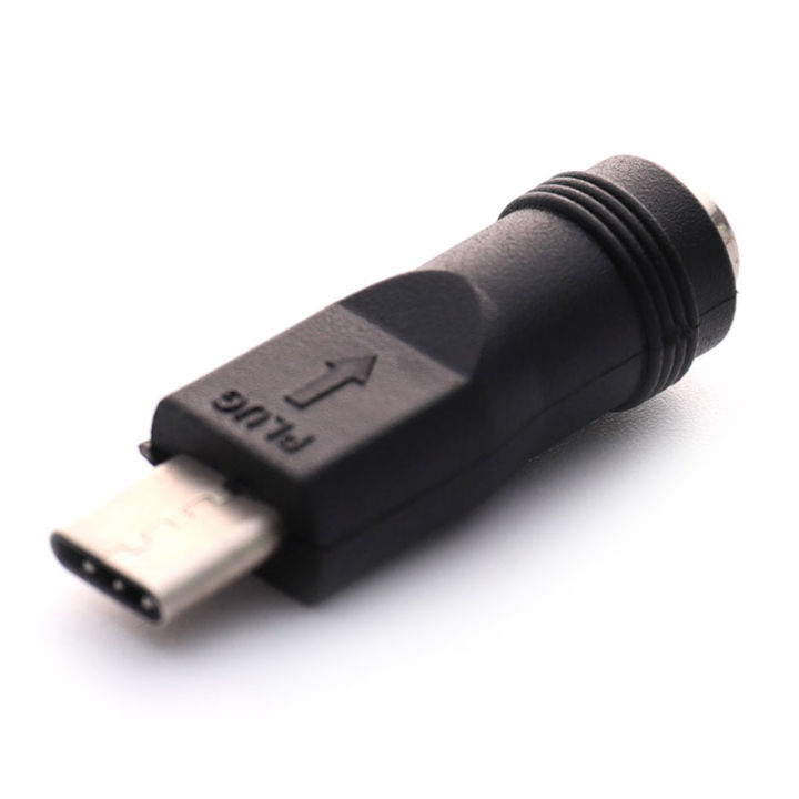 DC Power Adapter Converter 5.5x2.1mm Female Jack to USB Type C Male ...