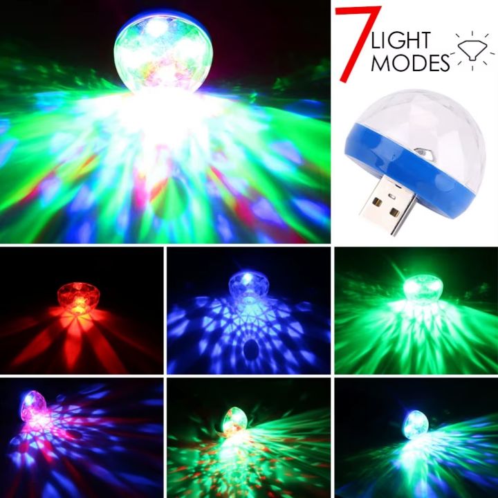 Disco Magic Ball Party Light Super Bright USB Dlsm Led Sound Control DJ ...
