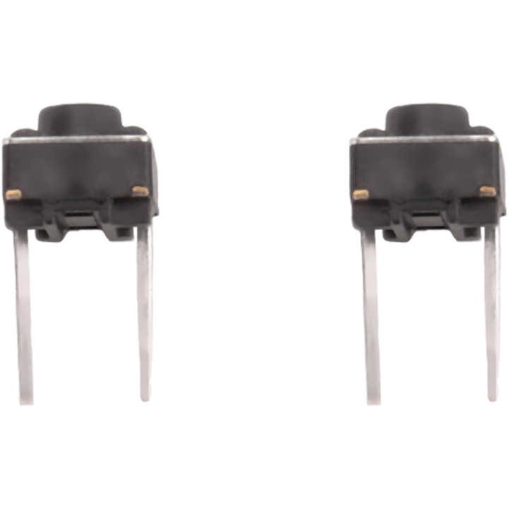 20 Pcs 6x6x5mm Momentary Tactile Tact Push Button Switch 2 Pin DIP ...