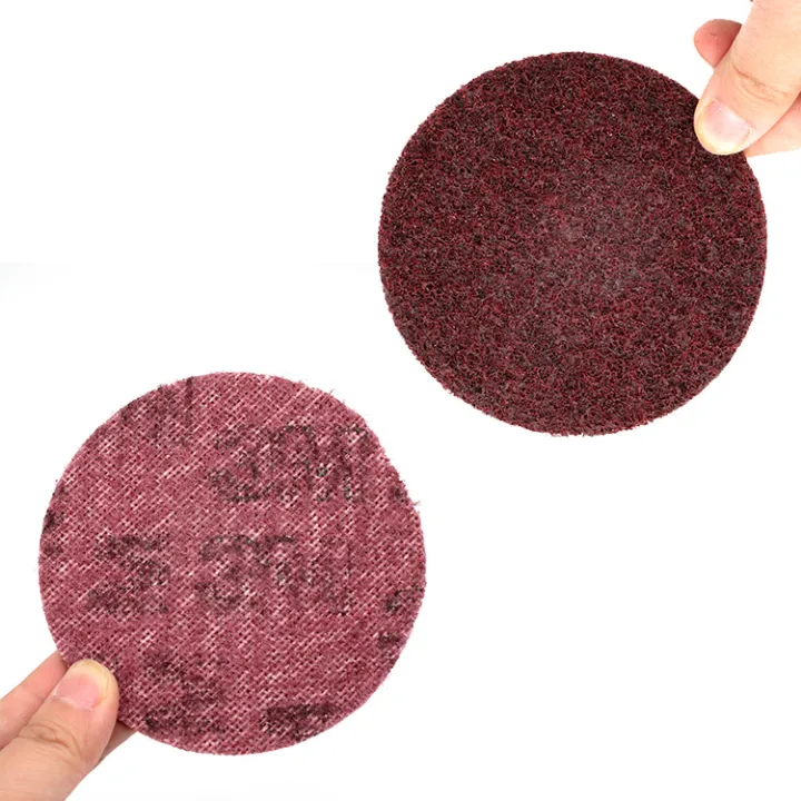 3M 4 Inch 100mm Linen Nylon Polishing Pad Torque Sand Disc Industrial ...