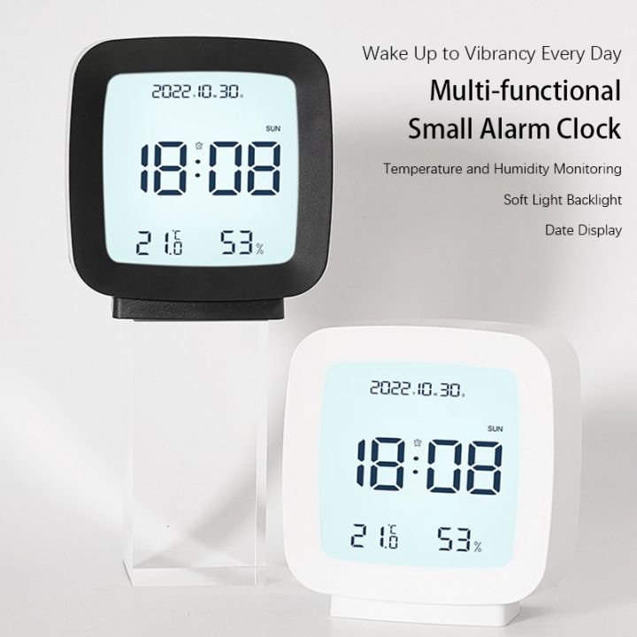 Simple Alarm Clock with Temperature and Humidity Monitoring Clock Voice ...