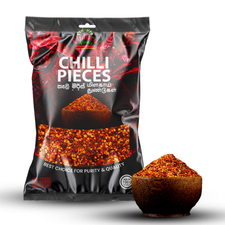 Chillico Chilli Pieces Premium 100g | Daraz.lk