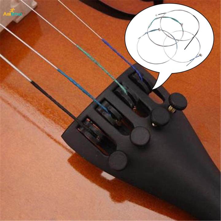 4Pcs 4/4 Violin Universal String Violin String for Repair Parts ...