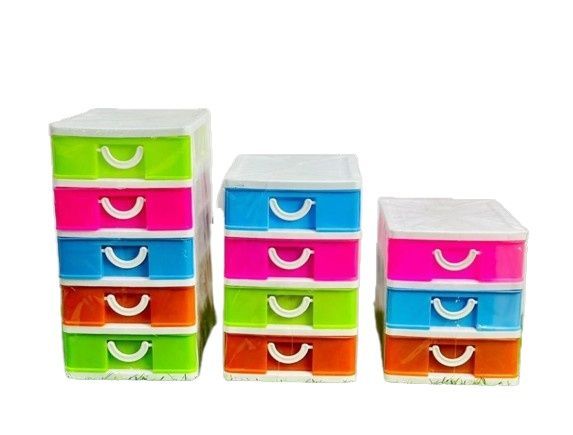 Premium Quality Plastic Multi Drawer Cabinet Box | Daraz.lk