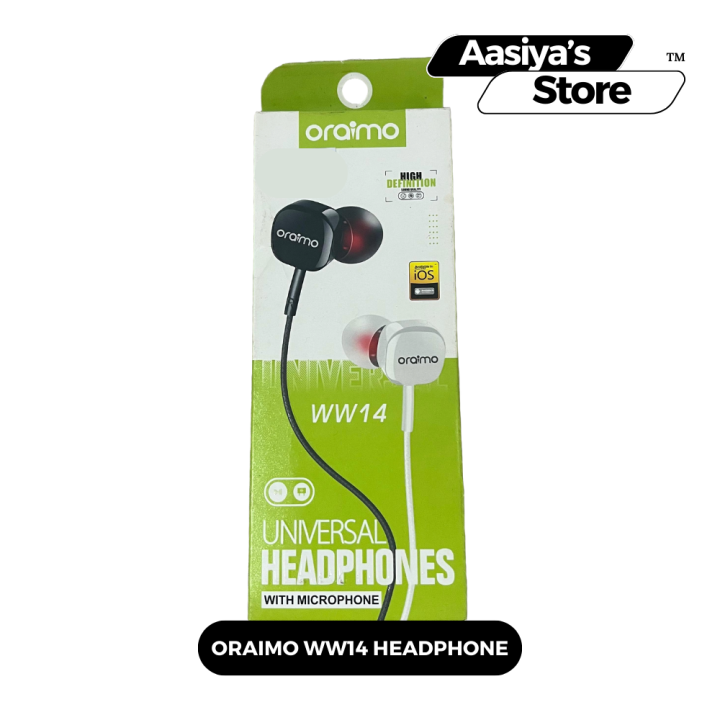 Oraimo WW14 Universal Headphone With Microphone | Daraz.lk
