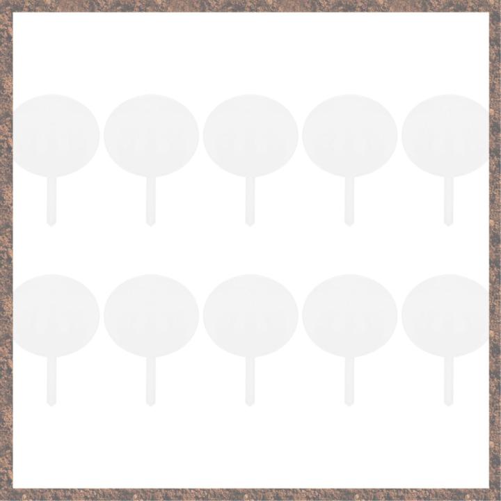 Round Acrylic Cake Toppers Clear Blank Circle DIY Cake Topper Blanks ...
