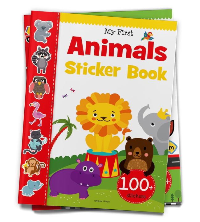 MY FIRST ANIMALS STICKER BOOK - EXCITING STICKER BOOK WITH 100 ...