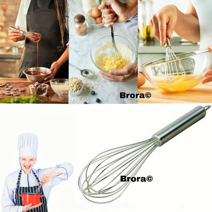 Premium Quality Stainless Steel Whisker Balloon Whisk Egg Beater Melted ...