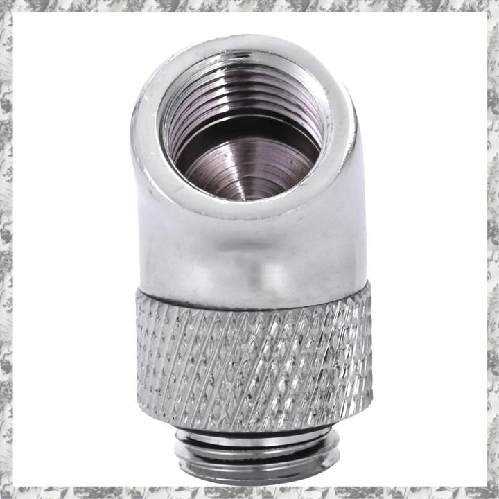 CGearuppt G1/4 Screw Thread 45 Degree Elbow Rotary Brass- Adapter Male ...