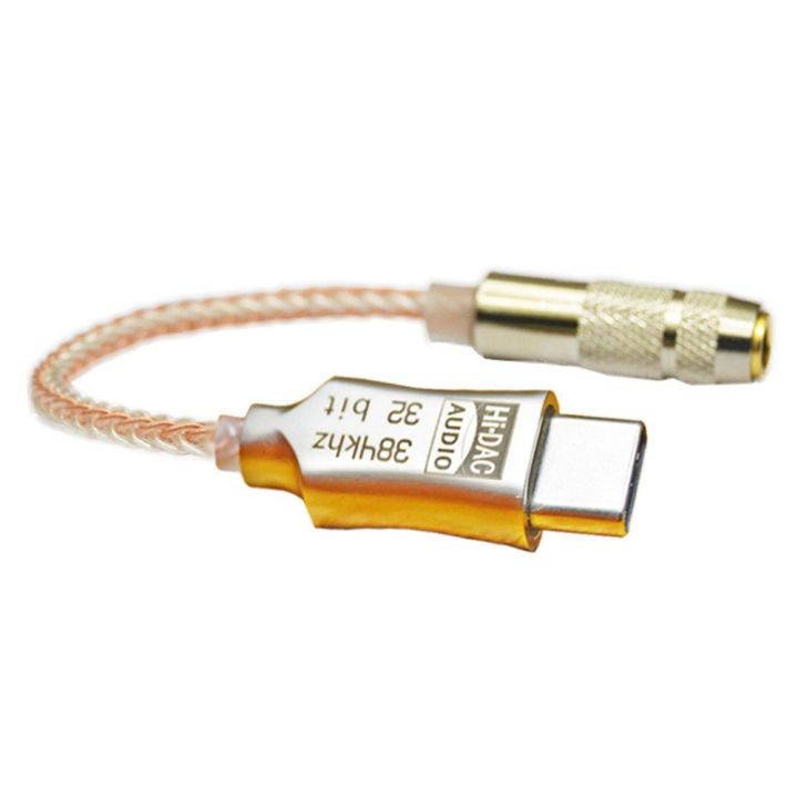 New Type C to 3.5mm Audio Cable Adapter Decoder Converter Cable | Daraz.lk