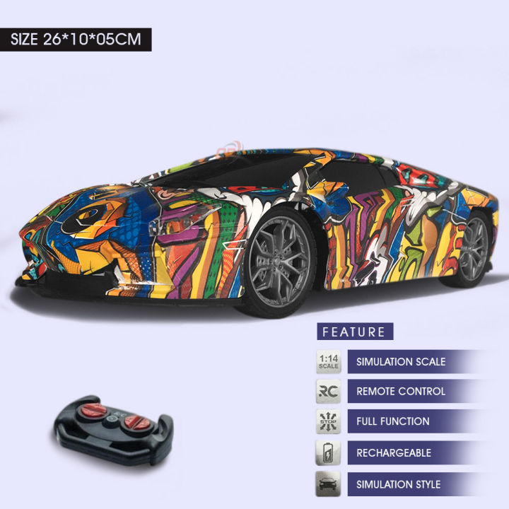 Rechargeable RC Lamborghini Car Remote Control Colorful High Speed ...