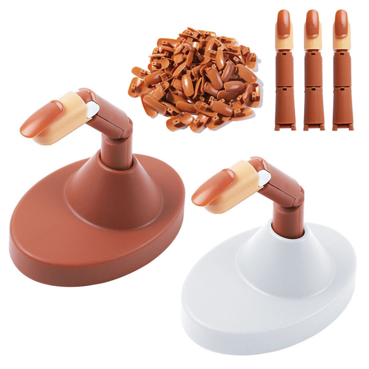 Mechanical Practice Hand for Acrylic Nails Silicone Nails Tips Can Be ...