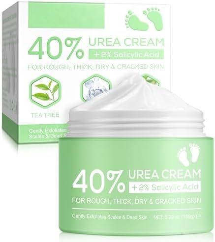 ALIVER Urea Cream 40% with Salicylic Acid 2%, Foot Cream for Dry ...