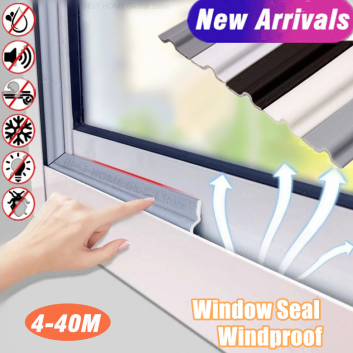 40M-4M Door Window Seal Strips Foam Draught Excluder Sliding Window ...