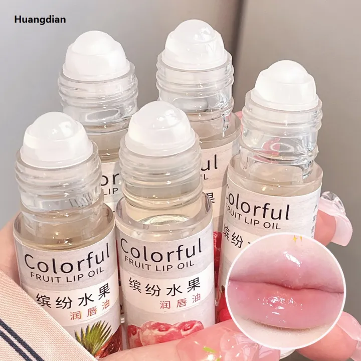 Huangdian Colorless Roll-on Jelly Lip Balm Oil Moisturizing Transparent ...