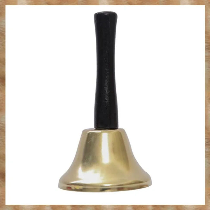 Gold Steel Hand Bell Loud Call Bell Alarm, Family Loves, Musical Hand ...