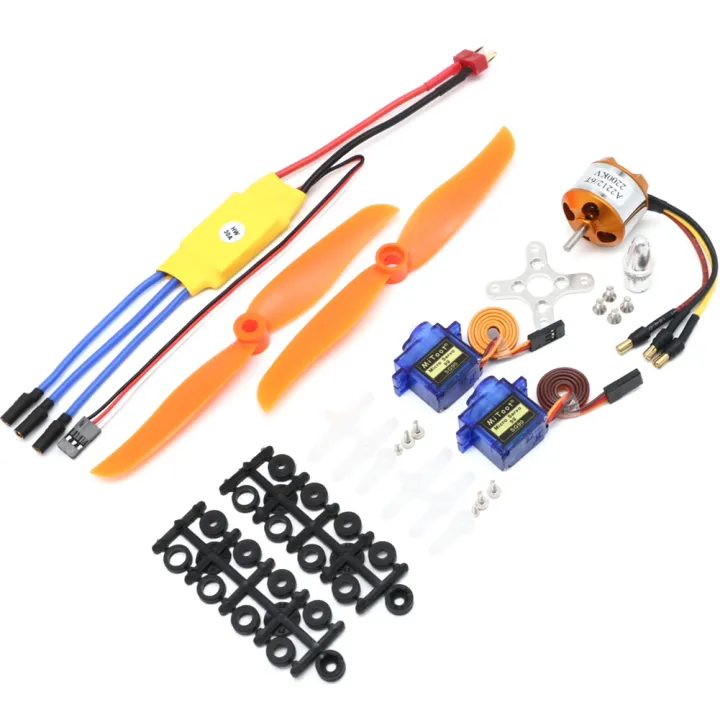 A2212 2212 2200kv Brushless Motor 30a Esc Motor 6035 Propeller Sg90 9g Servo For Rc Fixed Wing ...