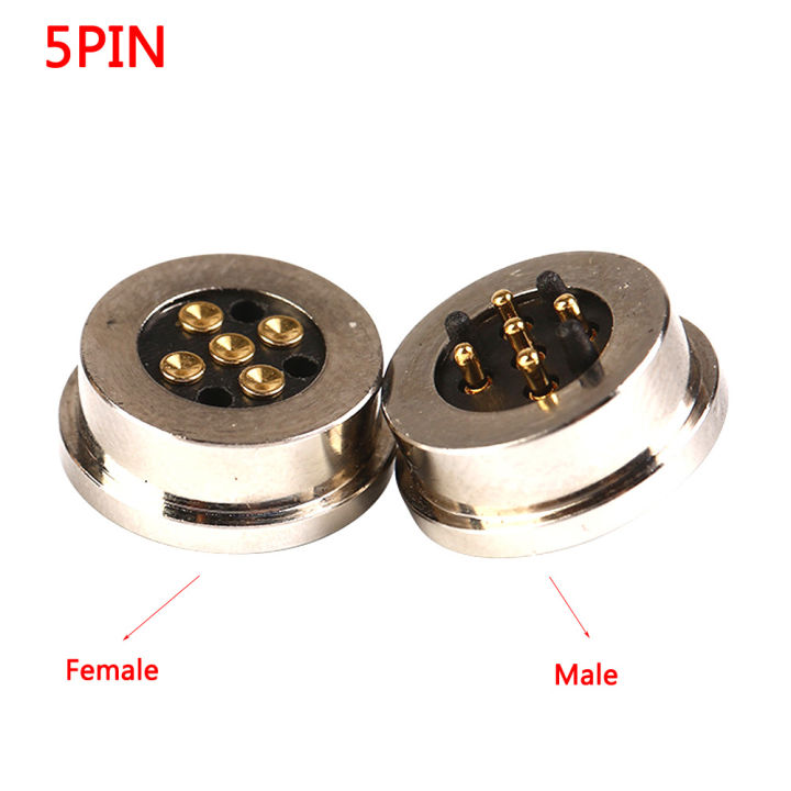 5pin Circular 13.5mm Pogo Pin Connector 5v 2a Charging High Current ...