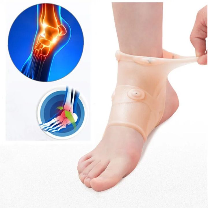Magnetic Ankle Brace Support Compression Sock For Sprain Tendonitis ...