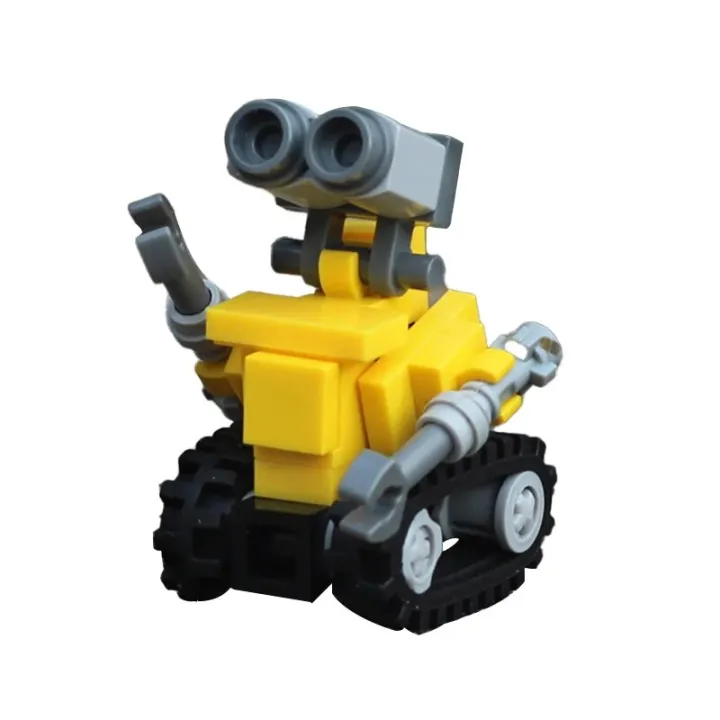 Mini Wally Robot Building Blocks Creative Small Particle Assembled ...