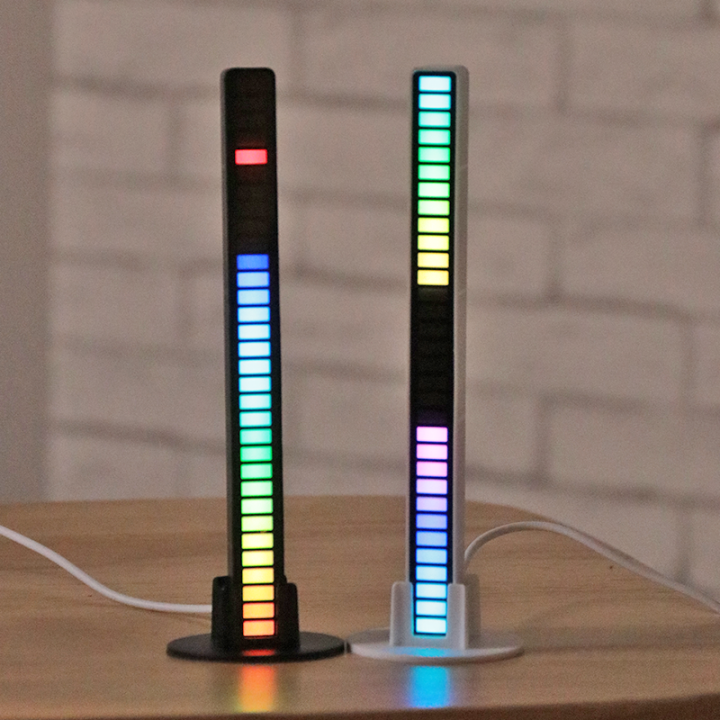 RGB Voice-Activated Rhythm Light | Car & Desktop Sound Control Music ...