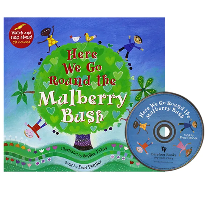 Picture Book Here We Go Round the Mulberry Bush CD Children's Toddler ...