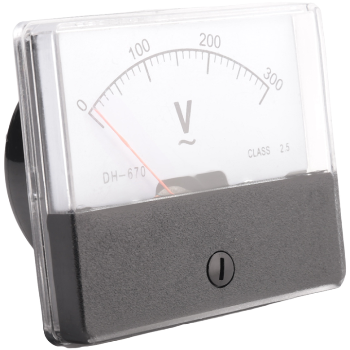 LKPCIGCXM Rectangle AC 0-300V Gauge Analog Voltage Panel Meter ...