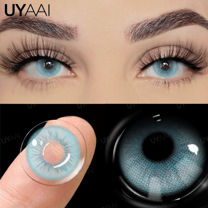 【HOT】 UYAAI 2024 New Colored Pupils For Eyes Blue Color Contacts ...