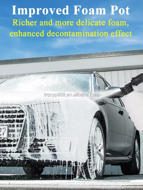 Portable Cordless High Pressure Car Washer Gun - Rechargeable Battery ...