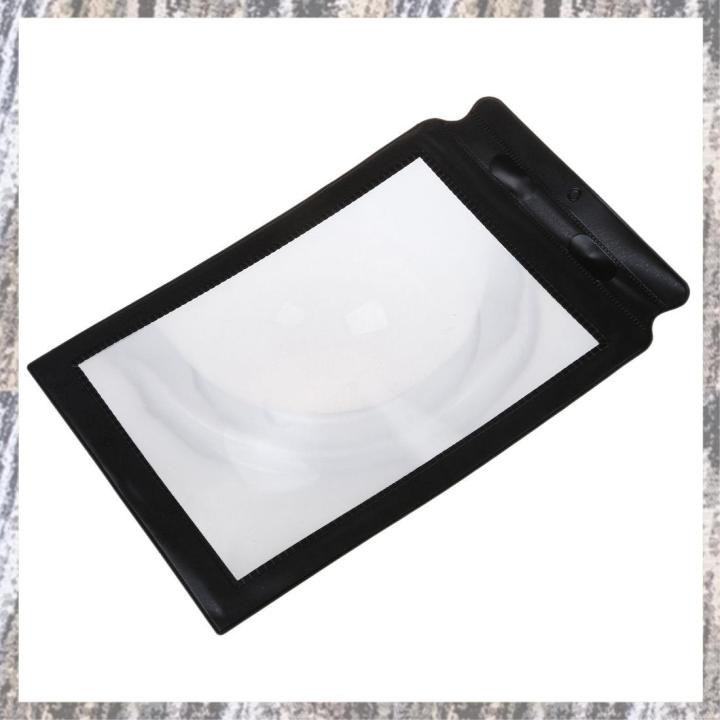 A4 Full Page 3x Magnifier Sheet Large Magnifying Glass Book Reading Aid ...
