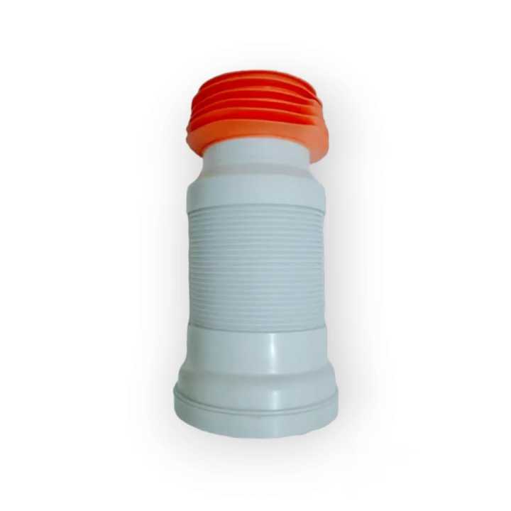 Flexible toilet pan Connector length Expandable plastic magic bend with ...
