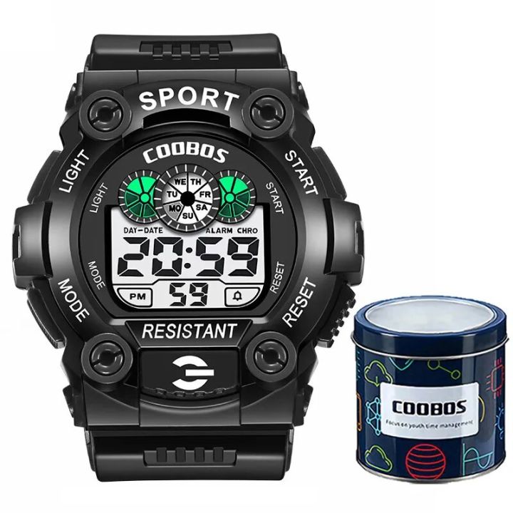 【DATA FROG Global MALL】Digital Watch For Kids Cool Luminous Led ...