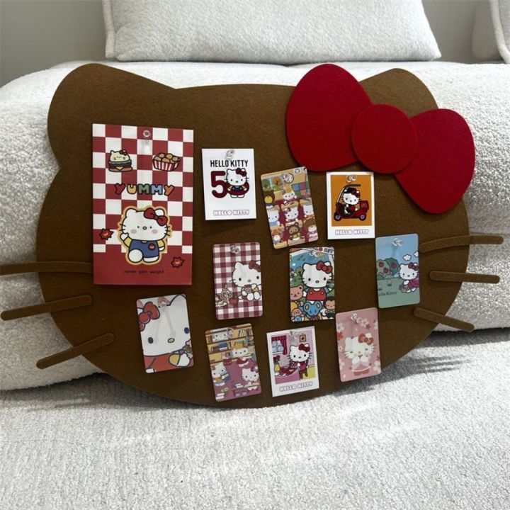Cute 60x40cm Kitty Felt Board Pictures DIY Display Felt Photo Board ...