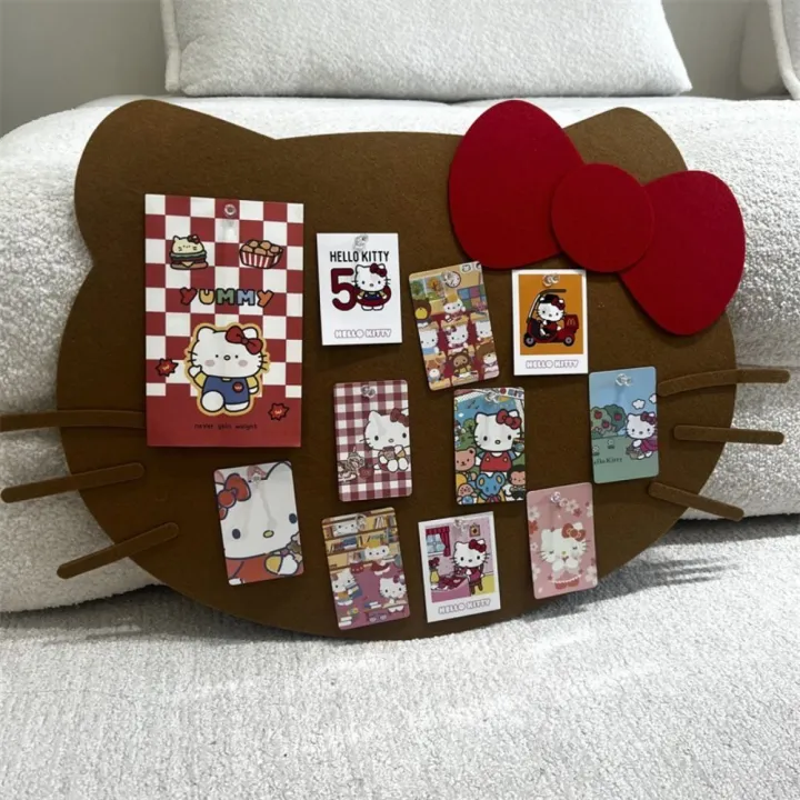 Creative 60x40cm Kitty Felt Board Pictures Postcard Felt Photo Board ...