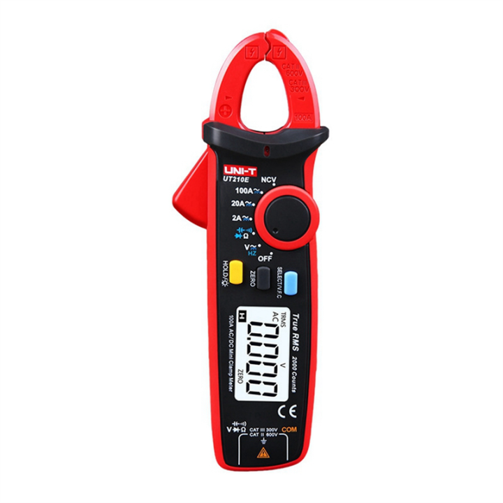 UNIT Clamp Meter UT210D Mini Digital Clamp Multimeter AC DC Current ...
