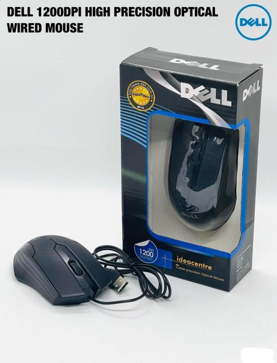 Dell 1200DPI HIGH PRECISION OPTICAL WIRED MOUSE | Daraz.lk
