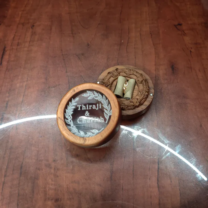 Custom Wedding Ring Box, Wood Ring Box, Engagement Ring Box, Ring ...