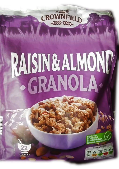 Crownfield Granola – Raisin & Almond 1kg | Daraz.lk