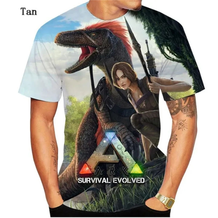 Ark Survival Evolved Men Women Kids Funny 3D Printed Fashion T Shirt ...