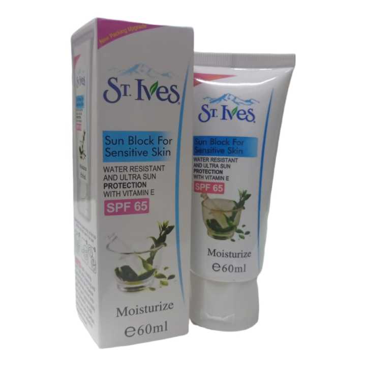 St. Ives Spf 65 Sun Block Cream 60Ml | Daraz.lk